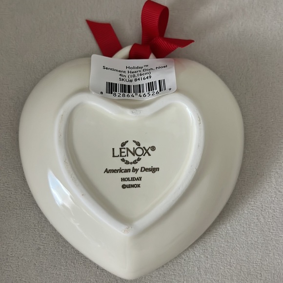 Lenox | Holiday | Lenox Holiday Sentiment Heart Dish Noel | Poshmark